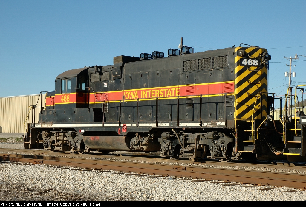 IAIS 468, EMD GP8, at the IAIS Yard